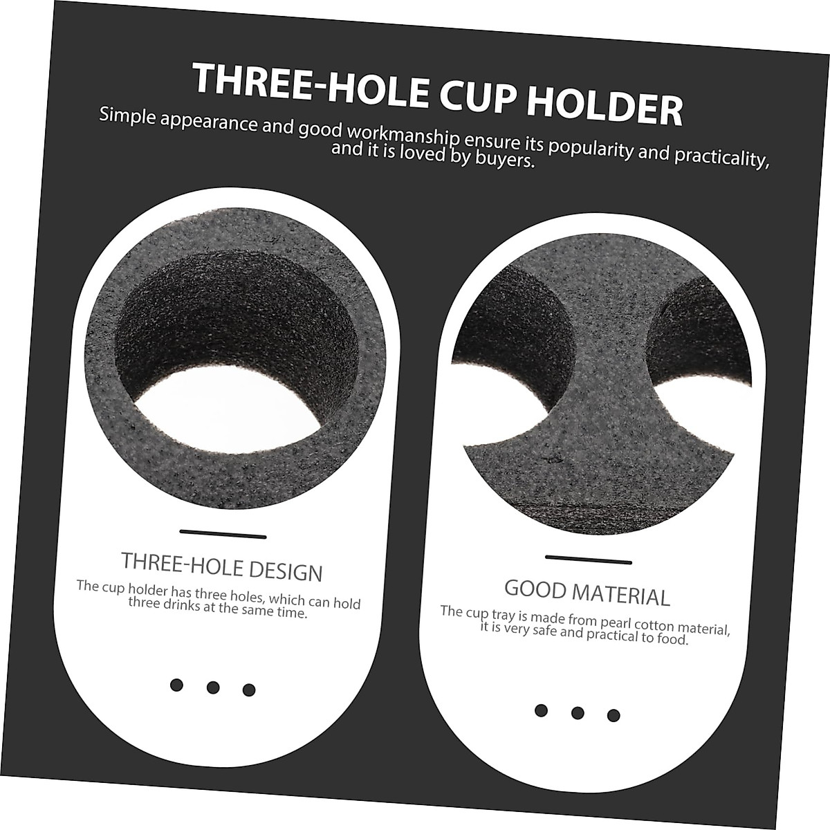 Alipis 4 Pcs Milk Tea Drink Cup Holder Foam Takeout Cup Holders Accessories Automotive Drink Carrier for Takeout Cup Carrier Glass Server Padded Drinks Drink Holder Pearl Cotton re-usable