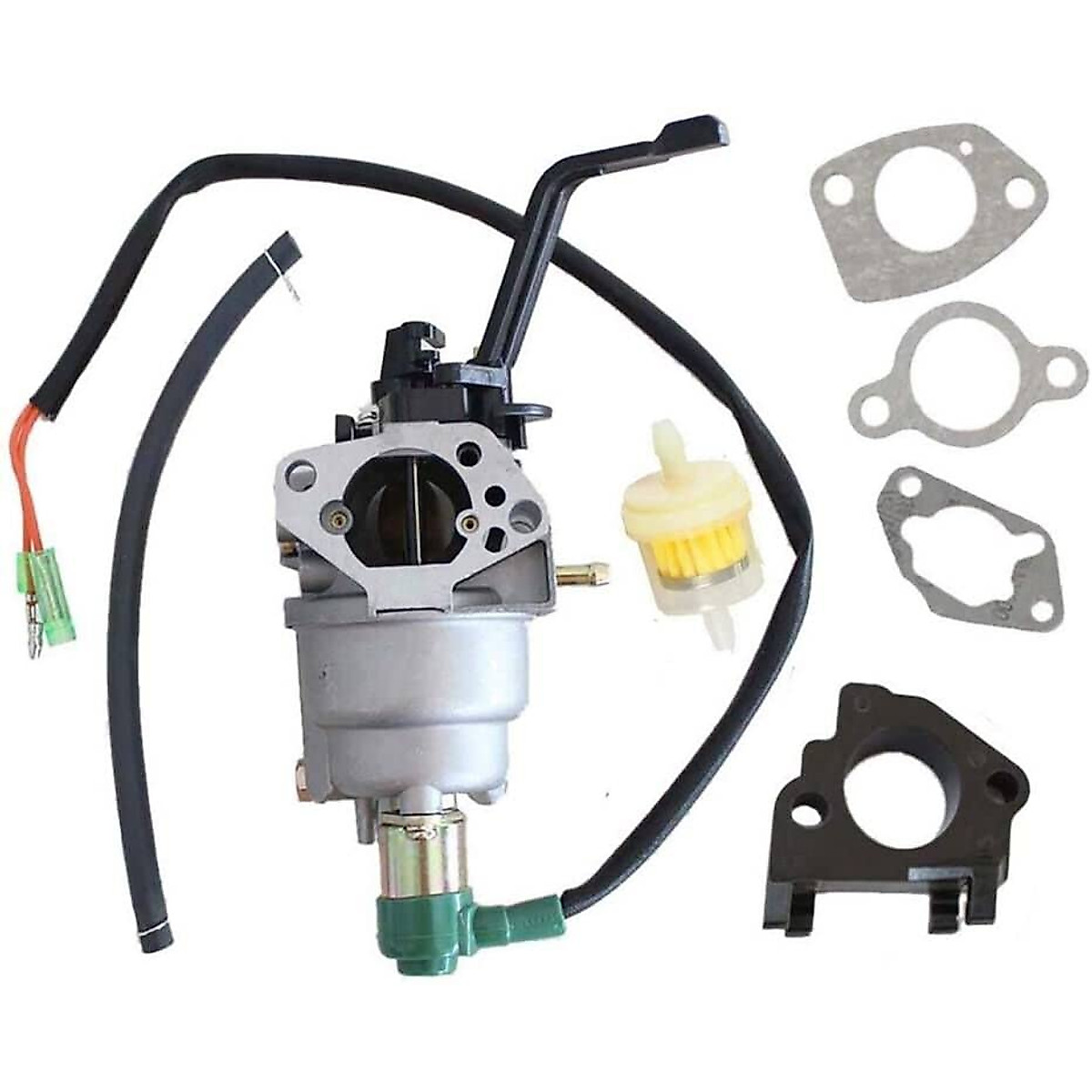 HQParts Carburetor Carb compatible with Titan TG7500M TG6500ES TG6500 7500 6500 watt Generator
