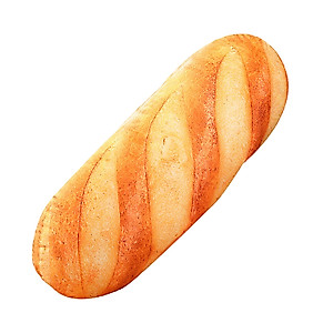 zhidiloveyou 19.6" Bread Pillow Funny Stuffed Bread Shaped Pillow Plush Toy for Kids Adults