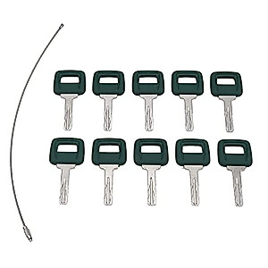 Solarhome 10PCS Ignition Keys 11039228 for Volvo Loader Haul Truck Heavy Equipment Laser Cut