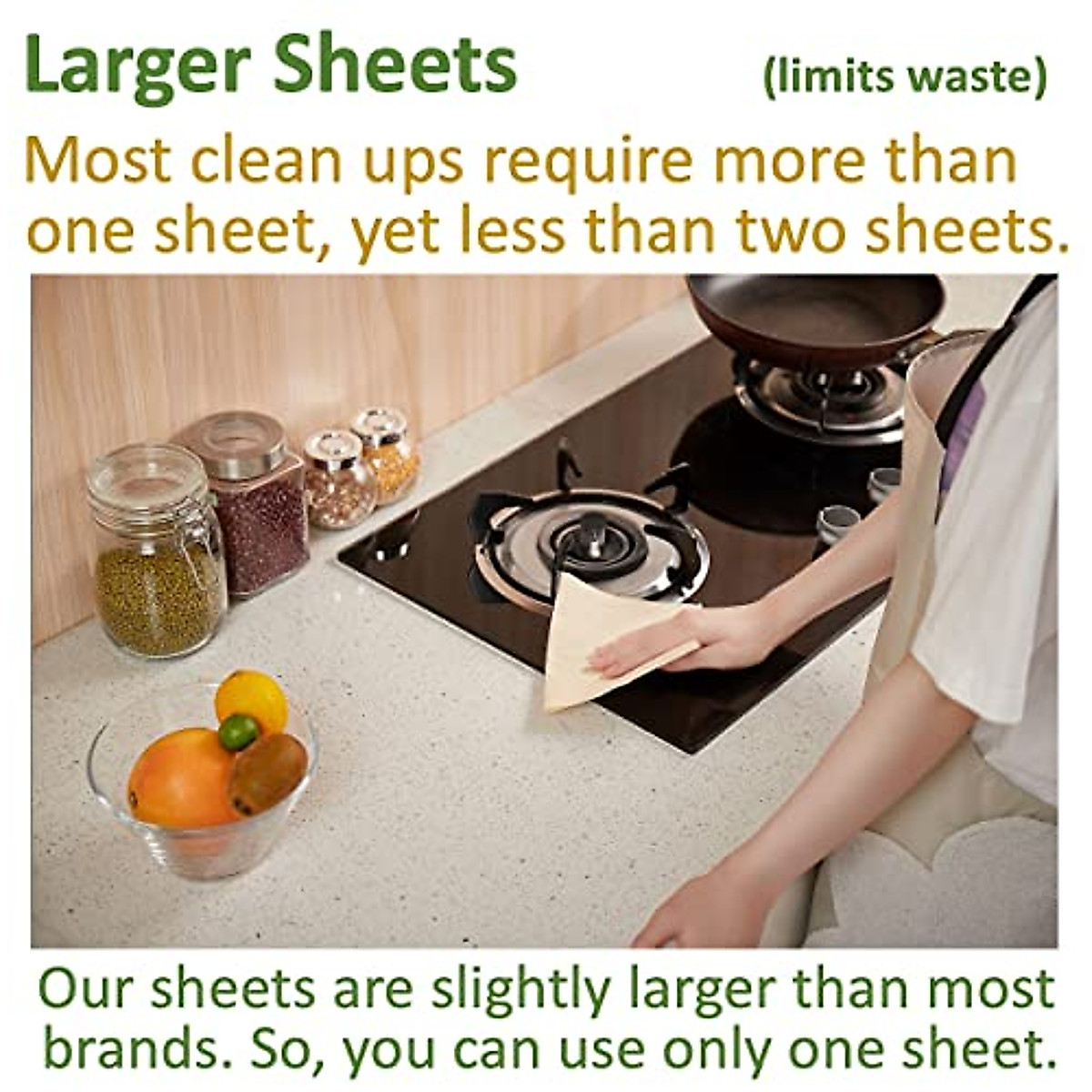 Purafide Premium-Quality, All-Natural Bamboo Paper Towels, Tree-Free, Chemical-Free, Extra Durable, Super Absorbent, Select-a-Size 2-Ply, 90 Sheets Per Roll. (PT 6 Rolls)