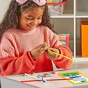 hand2mind Makerspace Task Cards, STEM Learning Cards for Kids Grade K-2, 36 STEM Activities, Kids Building Projects, Learning Cards, Educational Toys, Fun Ideas on What to Build, Classroom Supplies