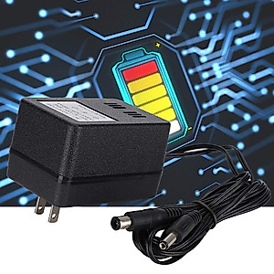 Power Supply, Power Adapter, ABS Power Supply Charger for NES/SNES/Genesis 3 in 1 Game Console Charger Power Adapter US 110-240V