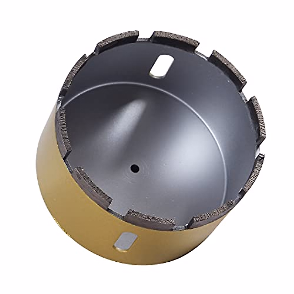 3.5 inch Diamond Hole Saw Drill Core Bit Heavy Duty Wet and Dry Use 3-1/2 inch Diamond Drill Bit for Brick, Concrete Block, Masonry 2 inches Depth of Cut - 3/8 inch Standard Shank