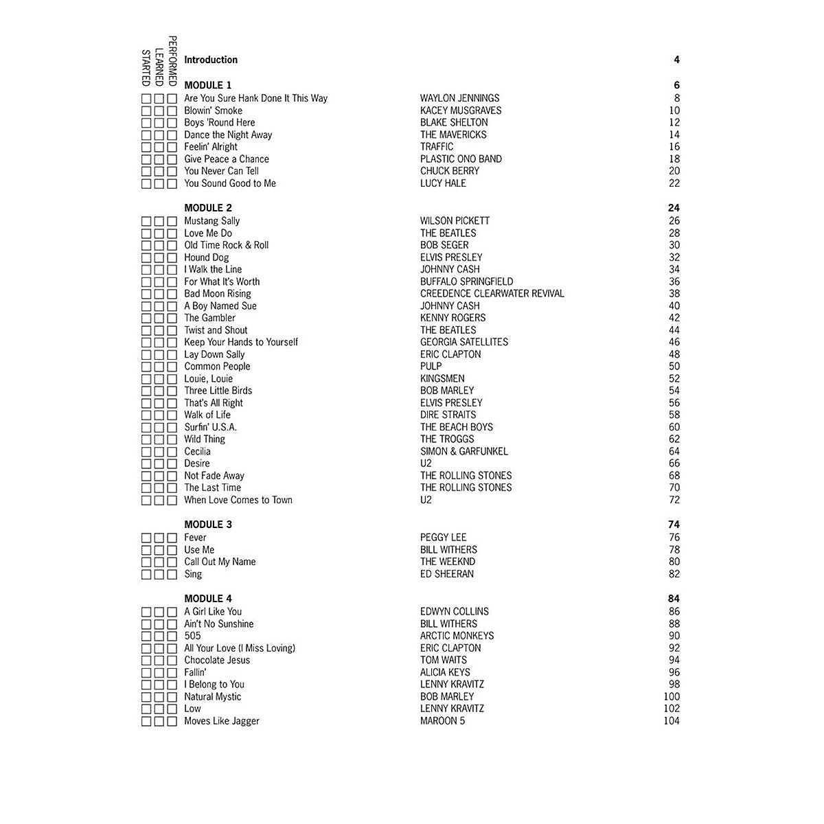 The JustinGuitar Easy Guitar Songbook: 101 Awesome Easy Songs You Can Play with Up to 8 Open Chords