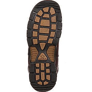 ROCKY MobiLite Waterproof Work Boot, Brown, Size 12(WI)