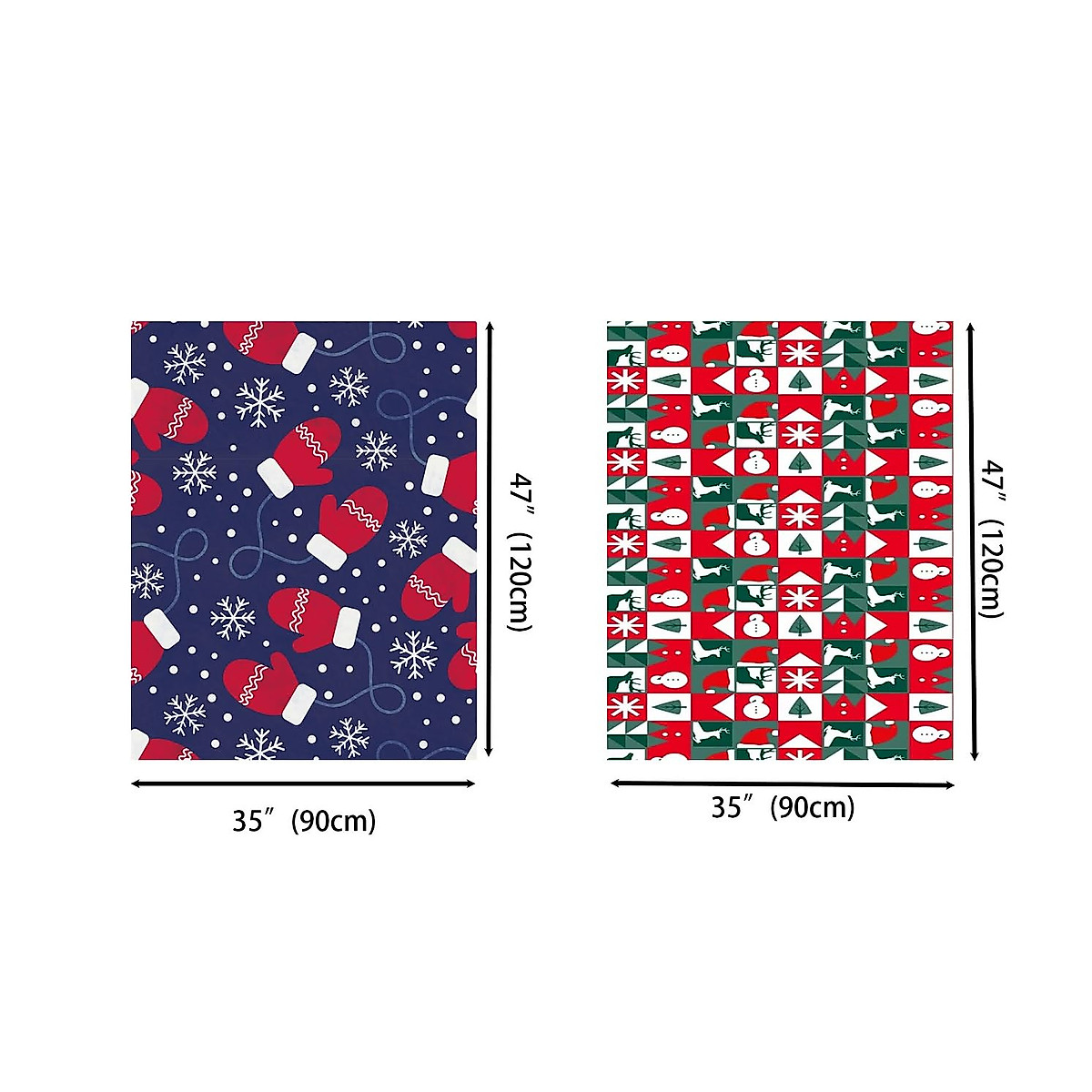 jabberwpacking 4 Pack Extra Large Christmas Gift Bag with Ribbon and Gift Tag 36"x48" Jumbo Large Gift Bags Christmas Wrapping for Xmas Present - Giant Gift Bags for Huge Gifts