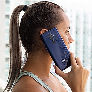 NUU Mobile G3-64GB/4GB RAM - 13MP+5MP Rear Camera, 13MP Front Selfie Camera - Dual-SIM 4G LTE Unlocked Cell Phone- Blue-One-Year US Warranty