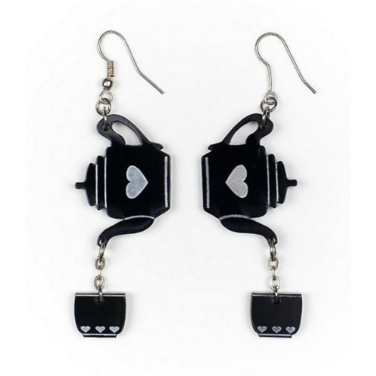 CutieJewelry Teapot Tea Teacup Pot Afternoon Womens Ladies Dangle Earrings 4 Pairs