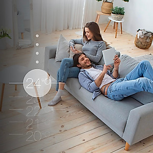 Ambi Climate Mini | Smart AC Control for Mini Split Air Conditioners | WiFi Thermostat for Remote Controlled Mini Split, Window & Portable AC | Alexa, Siri, Google Home, IFTTT, iOS, Android Compatible