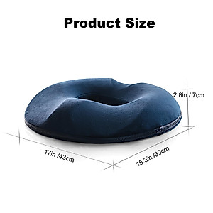 Donut Pillow Hemorrhoid Seat Cushion for Office Chair, Premium Memory Foam Chair Cushion, Ventilate Chair Chair Cushion for Pregnant Women, for Office/Car/Wheelchair/Home