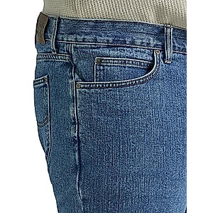 Lee Men's Big & Tall Legendary Regular Straight Jean, Pepper Stone, 44W x 29L