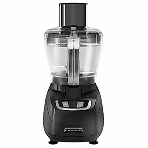 BLACK+DECKER 8-Cup Food Processor, Black, FP1600B