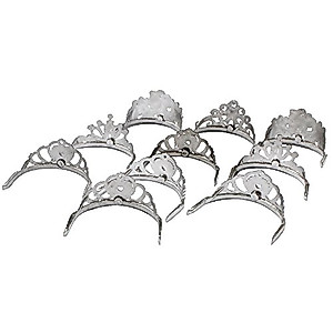 TopSeller Sliver Crown for Barbie Doll Pack of 10