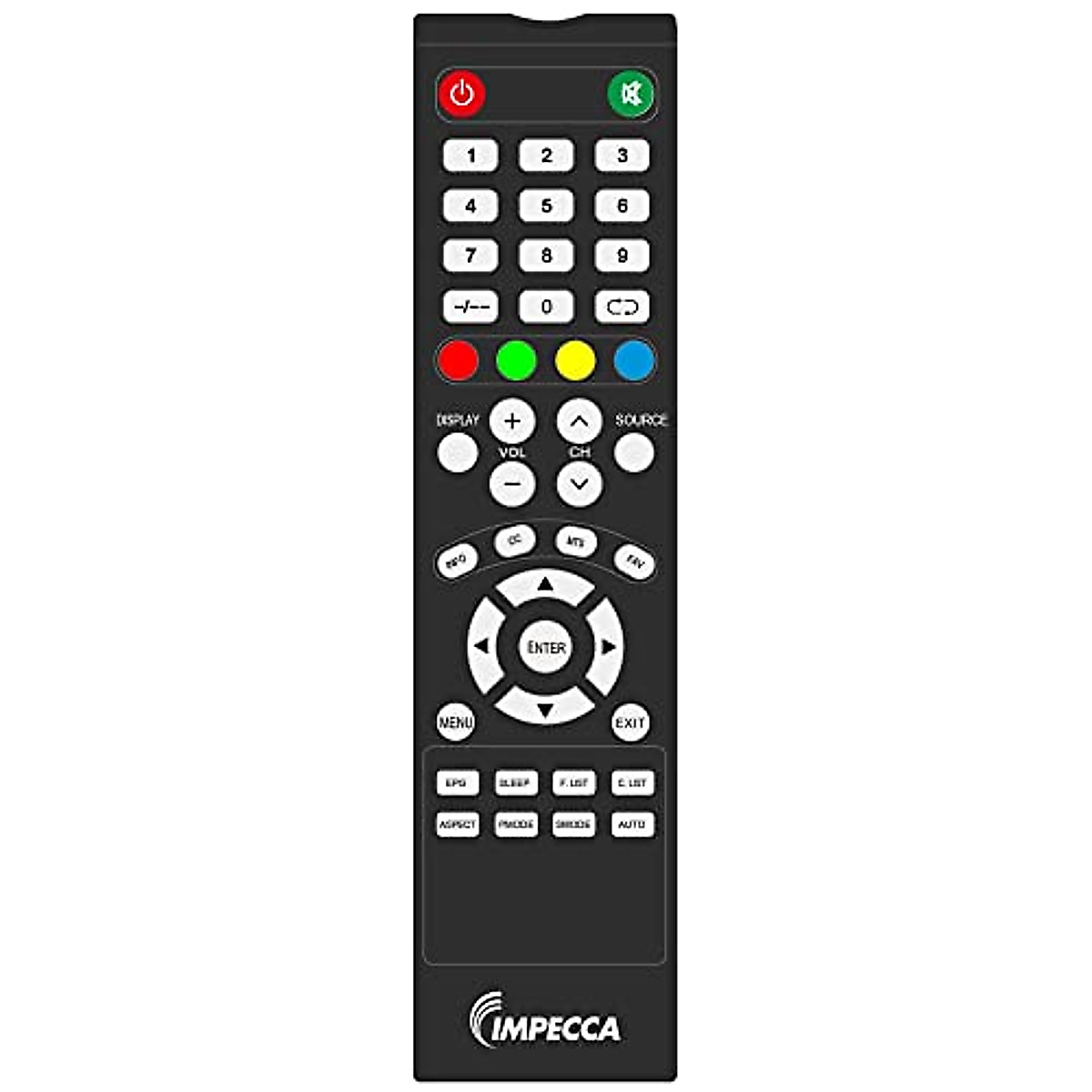 Impecca 24-Inch LED HD TV, 720p, Frameless TV, Remote Control Included, Built-in HDMI/USB/AV in/Optical Ports