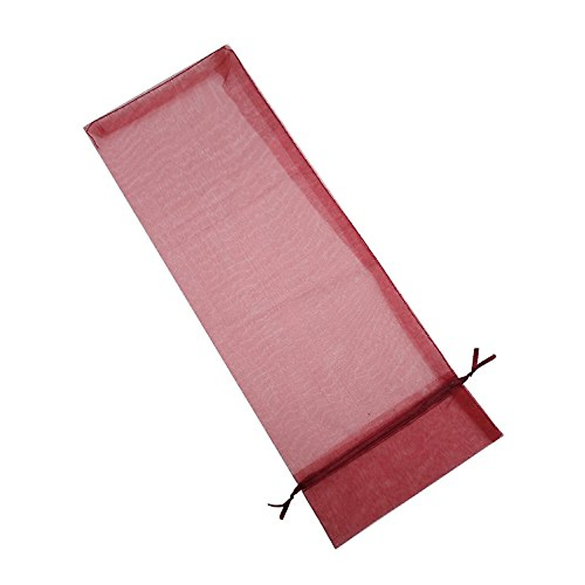 Wuligirl 20pcs Drawstring Organza Wine Bottle Bag 5.5 by 14.5 Inch Wedding Favors Party Reusable Festive Packaging Baby Shower Wine Gift Bags(20pcs Wine Red)