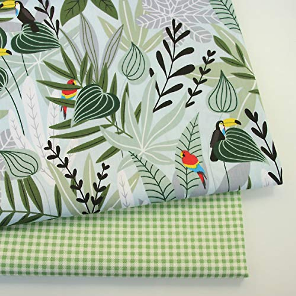 6 Pieces Cotton Fabric Squares Quilting Sewing Floral Pattern Precut Patchwork Fabric for Craft DIY Handicraft 15 x20"