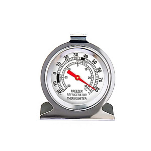 Stainless Steel Refrigerator Freezer Thermometer Large Dial Thermometer (12 Pack)