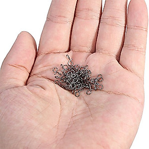 Fly Fishing Snap Hooks Stainless Steel Fishing Links Connectors Swivels Snap Fishing Tool(S)