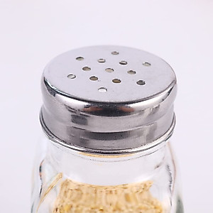 2 PCS Condiment Bottles Salt Shaker Seasoning Organizer Salt And Pepper Shakers Salt Container Kitchen Bottle Canister Set