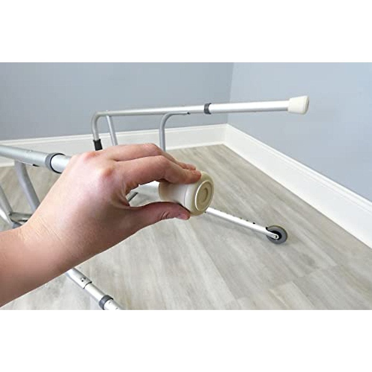 Shepherd Hardware 9225 1-1/2-Inch Inside Diameter Rubber Leg Tips, 2-Pack, Off-White -89225