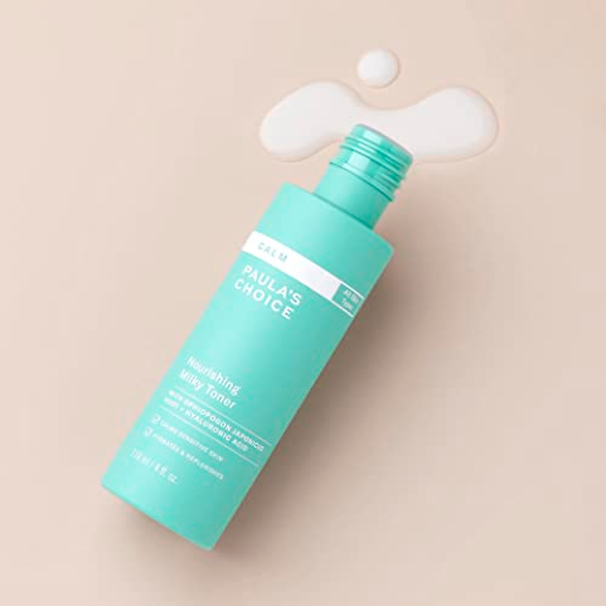 Paula’s Choice Calm Nourishing Milky Toner for Sensitive Skin, Calms + Soothes Redness, Suitable for Rosacea-Prone & Eczema-Prone Skin, Fragrance-Free & Paraben-Free, 4 Fl Oz. 