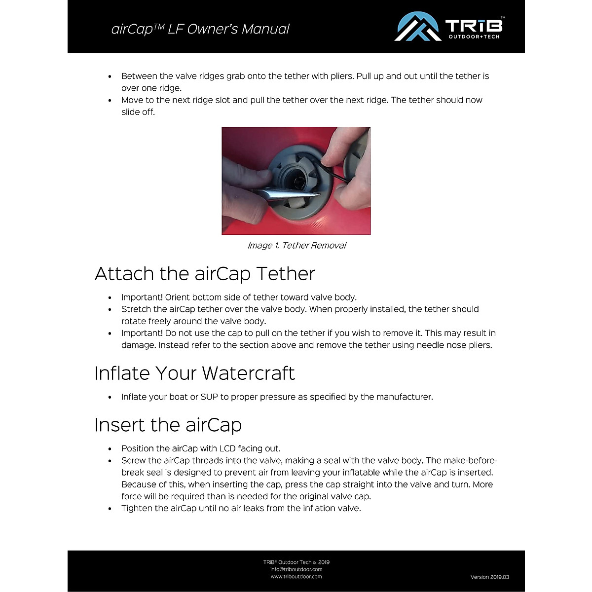 TRiB airCap LF Pressure Gauge for Inflatable SUP, RIB Boat, Kayak, Raft, fits C7/D7 Valves