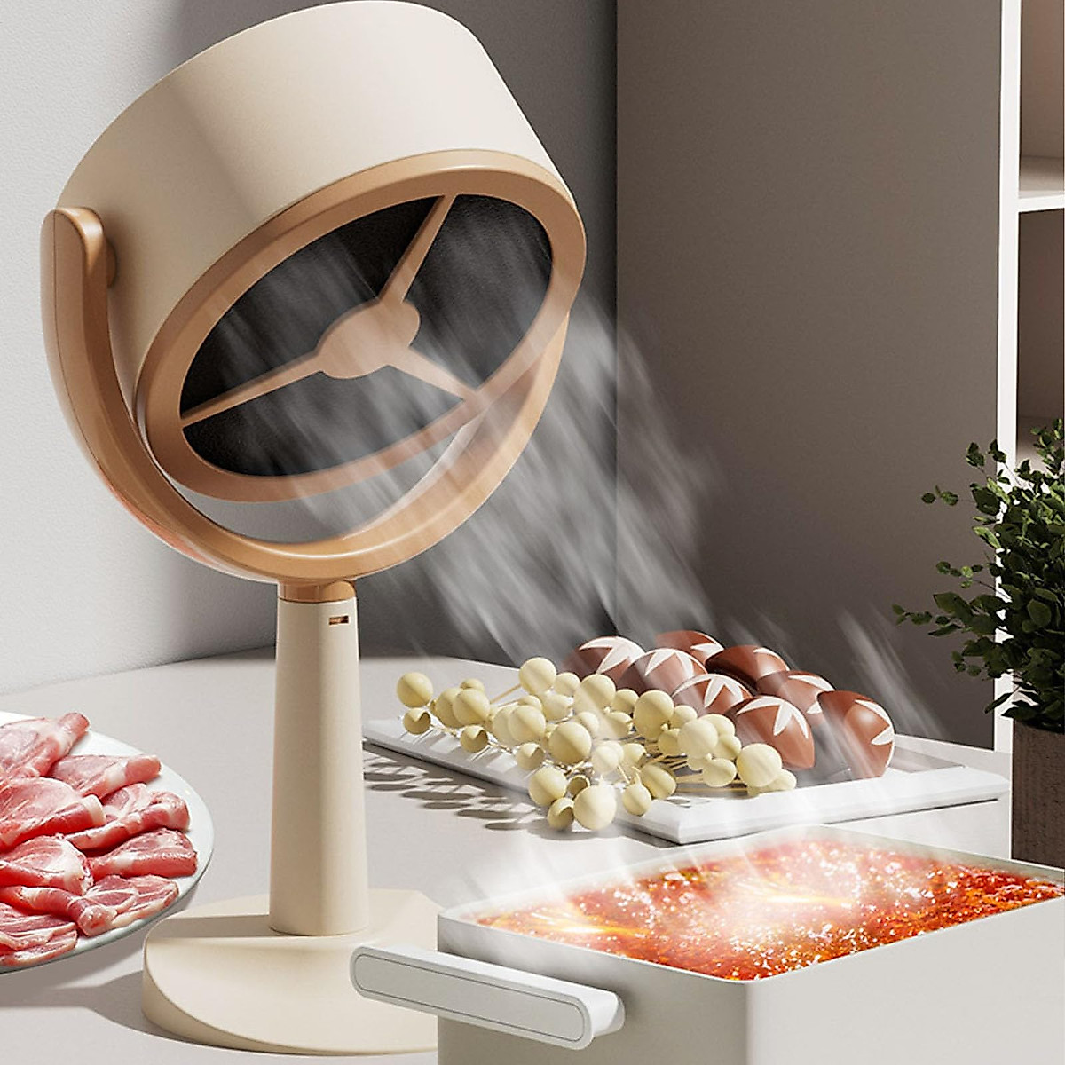 Generic Lorivu Smoke Purifier,Lorivu Portable Smoke Purifier,Indoor Kitchen Mini Fan Portable Range Hood,Lorivu Smoke Purifier for Smoking Indoors, (Plug-In Model)