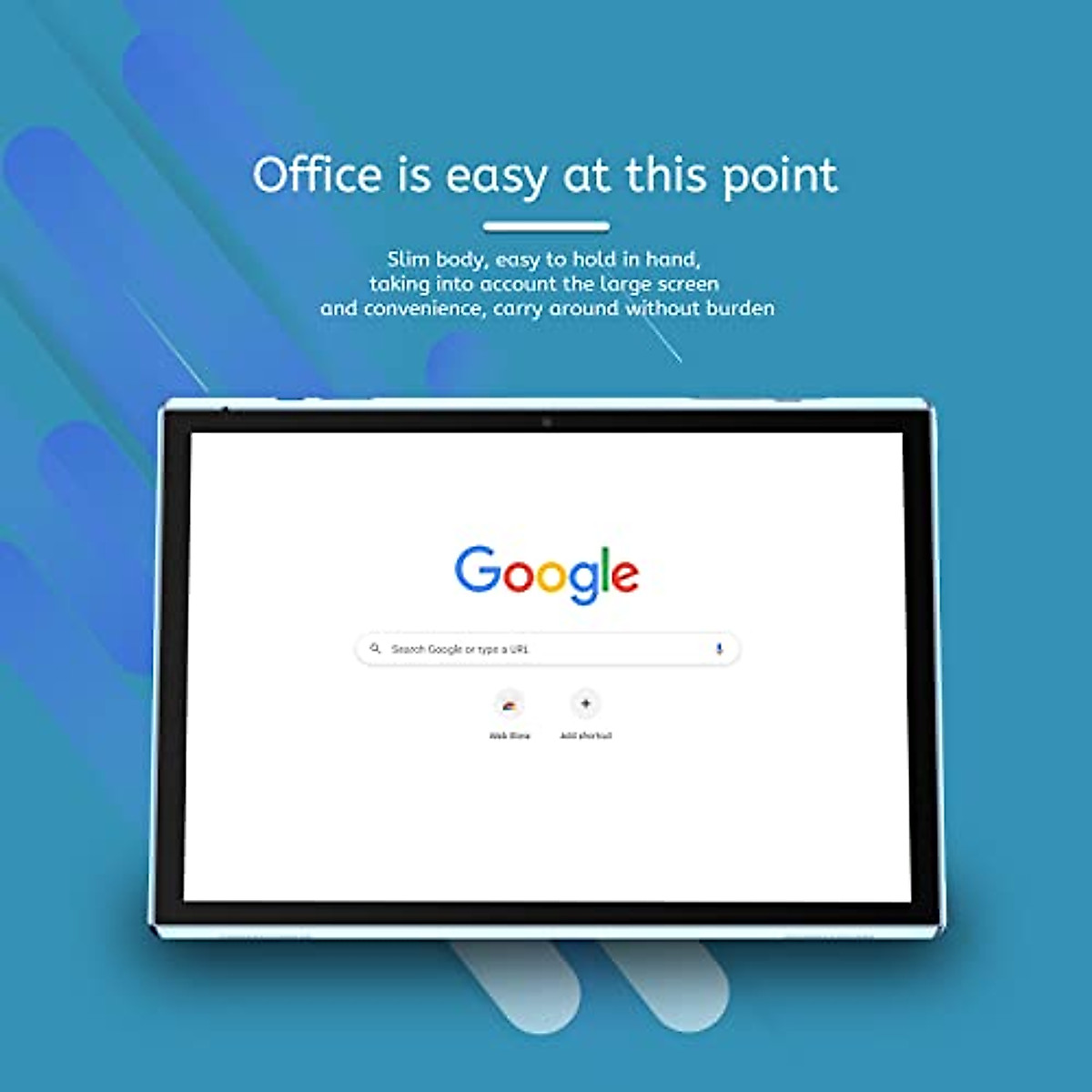 ATOZEE Tablet 10 Inch Tablet, Android Tablets, 64GB and 512GB Expand Tableta, Quad-Core Processor 2GB RAM 8MP Camera WiFi GPS FM Tablet Computer, 10.1 in HD Display Long Battery Life Tabletas (Blue)
