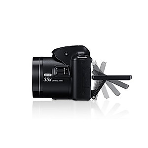 Samsung WB2100 16.4MP CMOS Digital Camera with 35x Optical Zoom, 3.0" LCD Screen and 1080i HD Video (Black) (OLD MODEL)