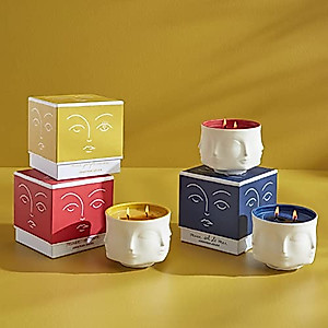 Jonathan Adler Muse Couleur Tomate Candle, White/Red