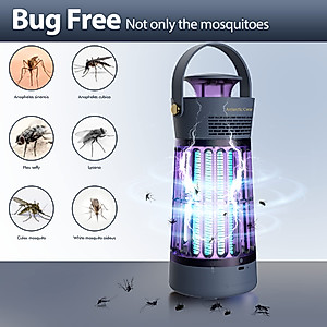 Antarctic Corner Bug Zapper Indoor Insect Trap Fly Gnat Mosquito Catcher with 22 Led UV Lights and Quiet Suction Design for Home