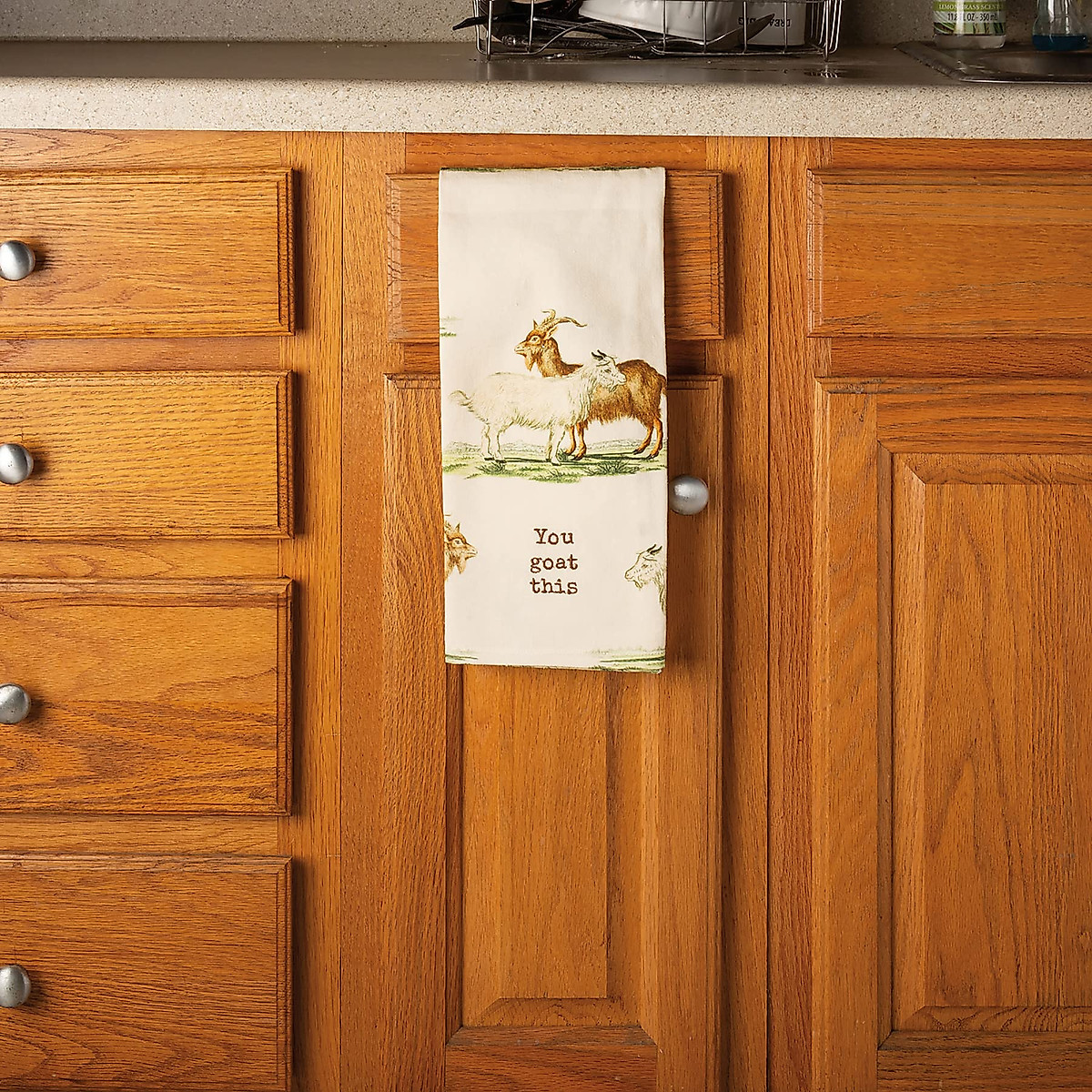 Primitives by Kathy You Goat This Decorative Kitchen Towel 18 x 28 inches