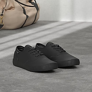 Lugz | Lear Casual Sneakers for Women | Lace Up Womens Canvas Shoes | Everyday Women Footwear, Black, 9 M US