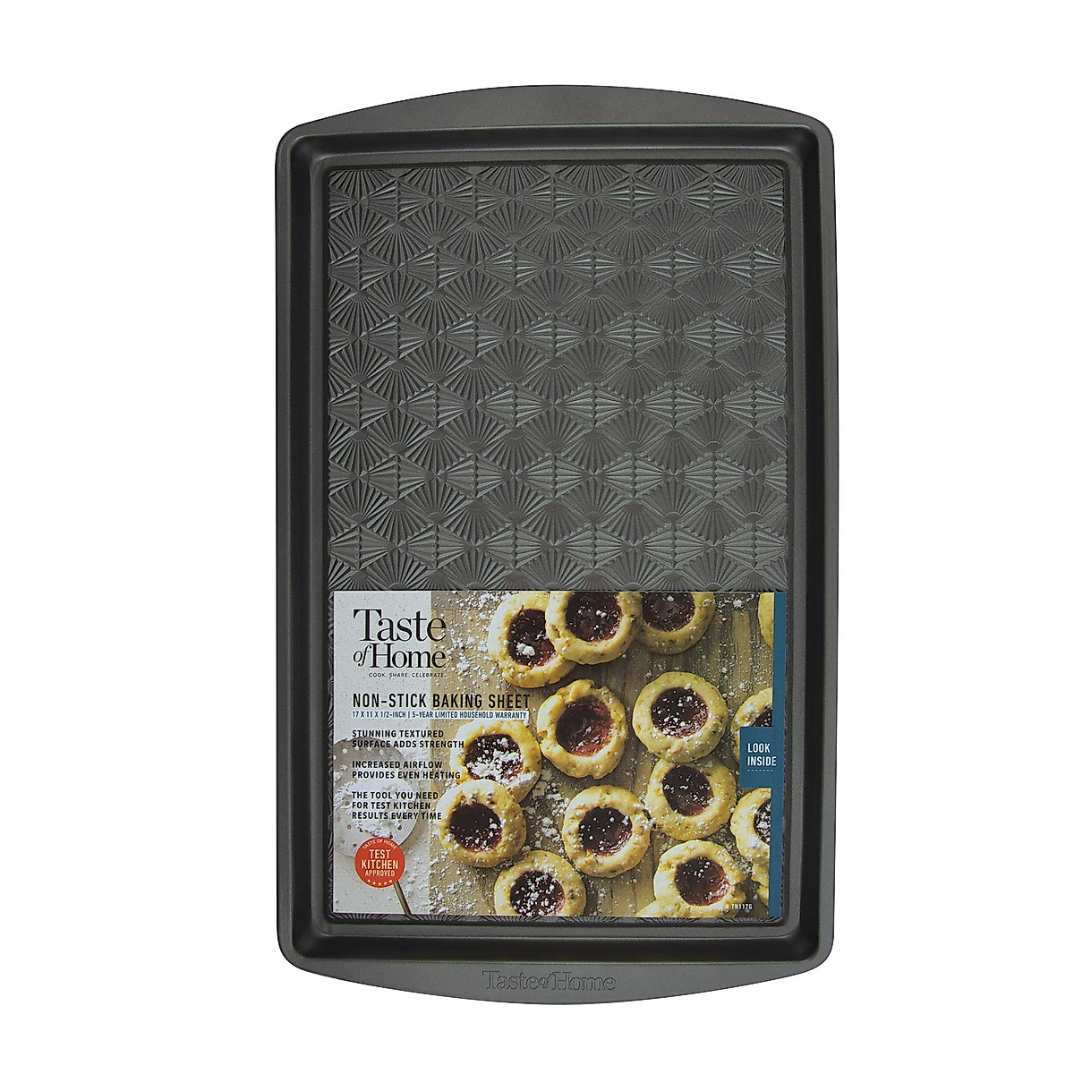 Taste of Home® 2-Piece Non-Stick Metal Baking Sheet Set 15x10 and 17x11