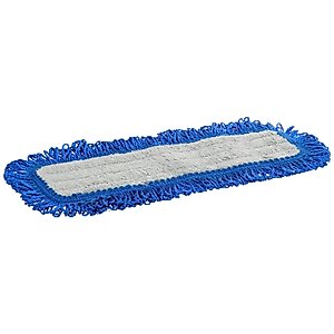Mop Dust Fringe Microfbrvlcr Gray Blue 18In 12Cs
