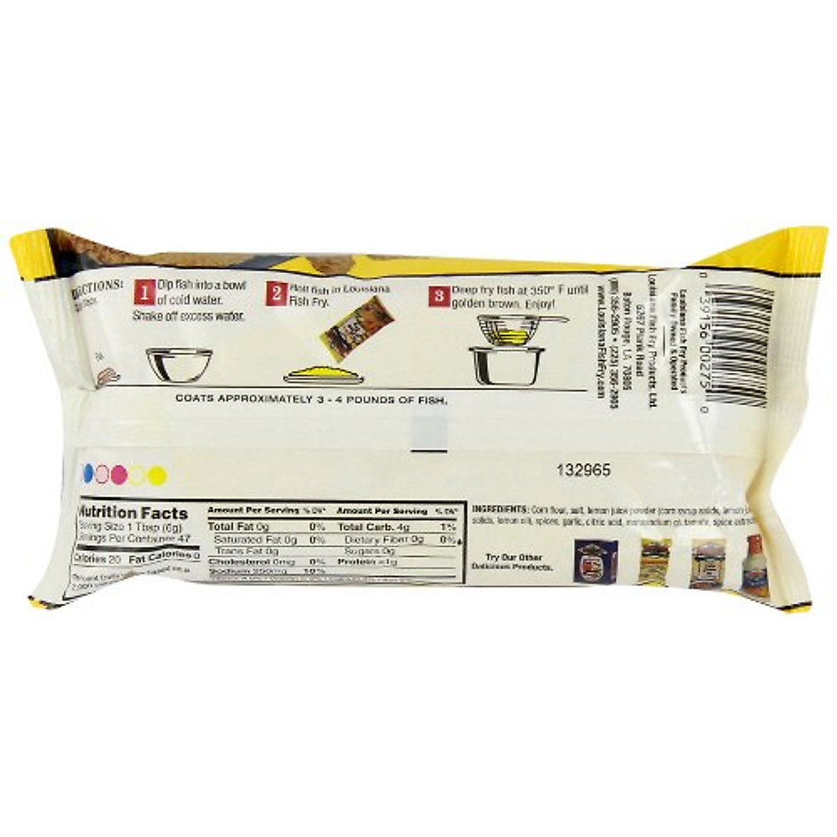 Louisiana Fish Fry New Orleans Style Seafood Breading Mix, 10 oz