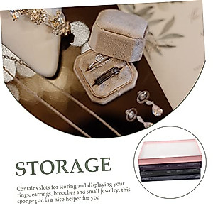 STOBAZA 8 Pcs Simple Jewelry Tray Display Tray Ring Organizer Box Jewelry Showcase Jewelry Presentation Hoop Earring Ring Display Case Jewelry Organizer Trays Ring Organizer for Jewelry