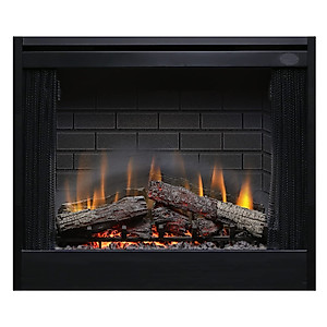 Dimplex BF Series 39" Deluxe Built-In Electric Firebox (Model: BF39DXP), 9220/7170/4915 BTU, 240/208/120 Volt, 2700/2100/1440 Watt, Black