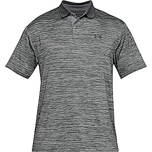 Under Armour Mens Performance 2.0 Golf Polo , Steel (035)/Black , XX-Large