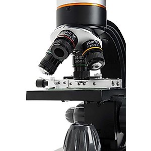 Celestron – TetraView LCD Digital Microscope – Biological Microscope with a Built-In 5MP Digital Camera – Adjustable Mechanical Stage –Carrying Case and 2GB Micro SD Card