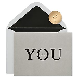 Papyrus Thank You Card (Gratitude and Appreciation)