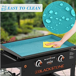 Striludo Silicone Griddle Mat for Blackstone Griddle,Heavy Duty Food Grade Silicone Protective Cover Mat,Protect Your Grill from Rodents,Insects,Debris and Rust, Blue (22 Inch)