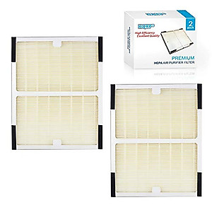 HQRP 2-Pack HEPA Filter Compatible with Idylis AC-2119, AC2119, 2119, 561212, Replacement for 0302648 302648 412564