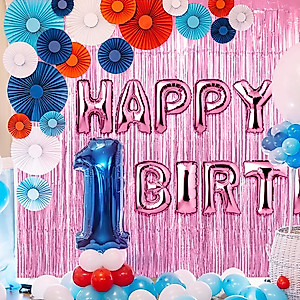 Pink Backdrop Fringe Backdrop Tinsel Backdrop Pink Party Backdrop 2 Pcs 3.3x9.9ft Metallic Foil Fringe Curtains Pink Streamers Pink Photo Backdrop for Birthday Bachelorette Graduation Party Decoration