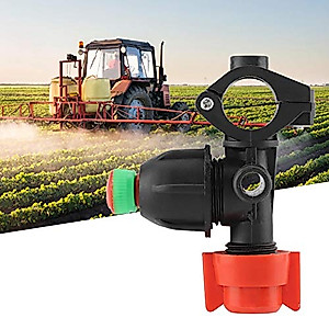 Omabeta Spraying Nozzle For Plant Good effect Easy to install Agricultural Spraying Nozzle Agriculture Spray Nozzle gardens for agricultural farm(4 points clamp tube)