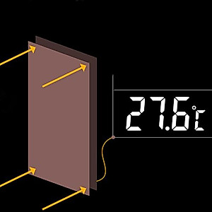 3pcs Abs Thermometer Small Thermometer Digital Aquarium Aquarium Temperature Aquarium Thermometer Dog Birthday Hat Water Temperature Meter White High Precision Water Thermometer