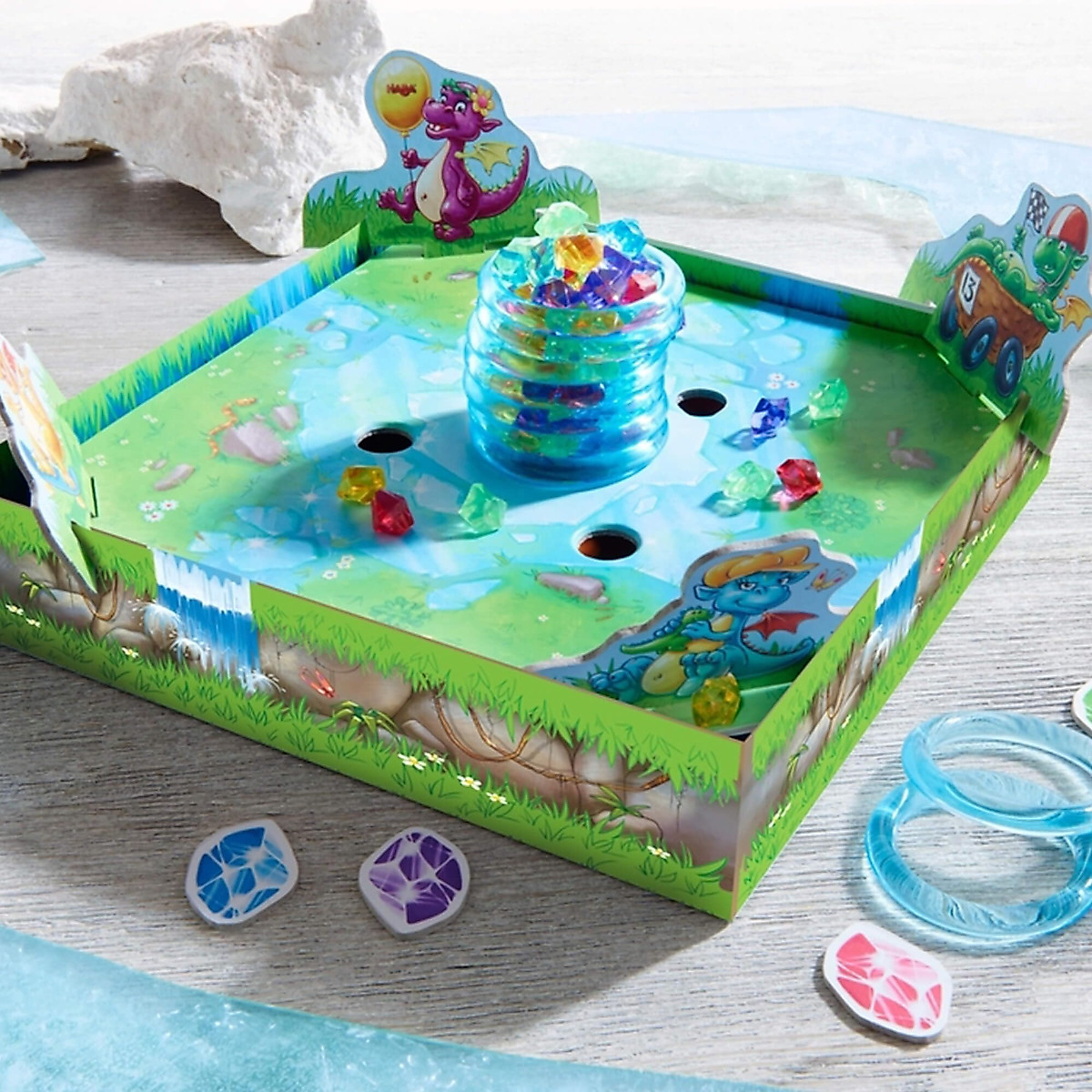 HABA Dragon's Breath Board Game - Children's Game of The Year Winner | 2-4 Players | Games for 5 Year Olds & Up | Board Games for Family Night | Collecting Games for Kids