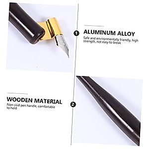 TEHAUX 1 Set wooden dip pen Dip Pen Painting Dip Pen Writing Dip Pen Dip Pen Dip Pen Gift Calligraphy Dip Pen Practice Dip Pen Adult Dip Pen Acrylic desktop pen kit