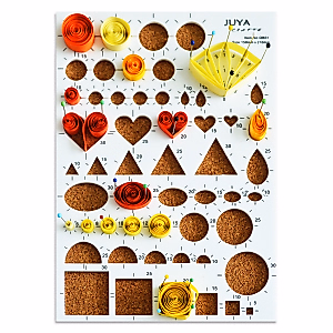 JUYA Paper Quilling Kits with 30 Colors 600 Strips and 8 Tools (Paper Width:3mm, Blue Tools)